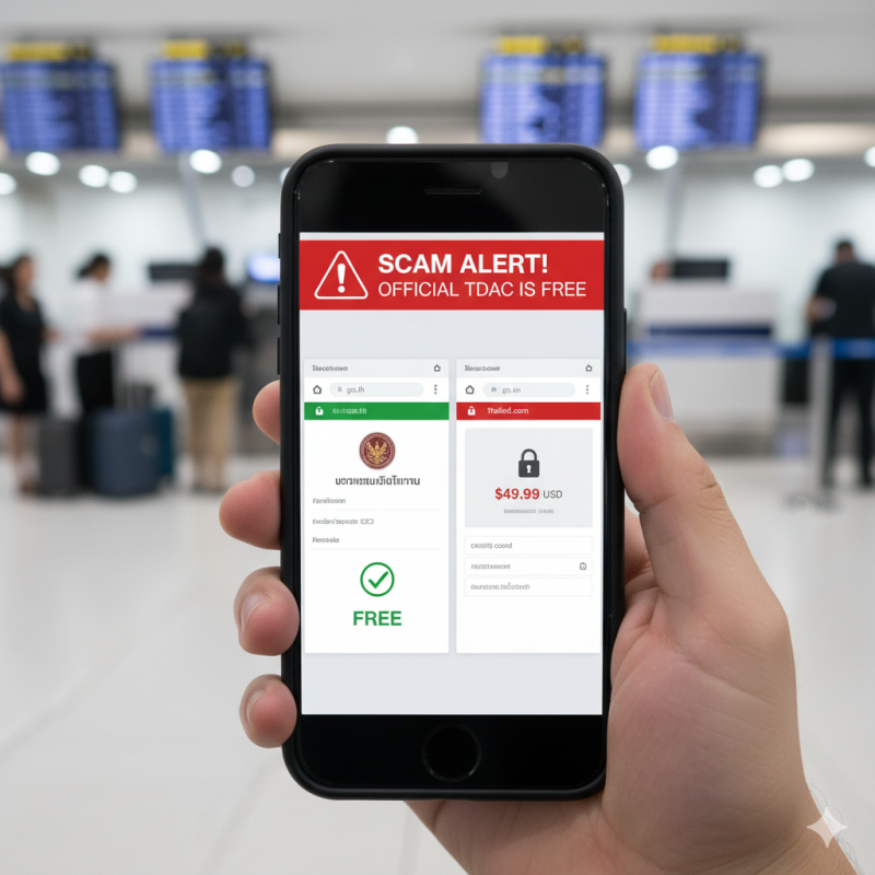 Pozor na podvod s Thailand Digital Arrival Card (TDAC) - Roof 21 ...